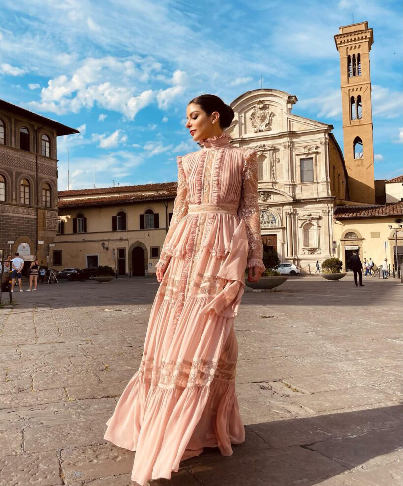 Sarah Mattar na celebração de casamento Lala Rudge e Bruno Khouri na ...